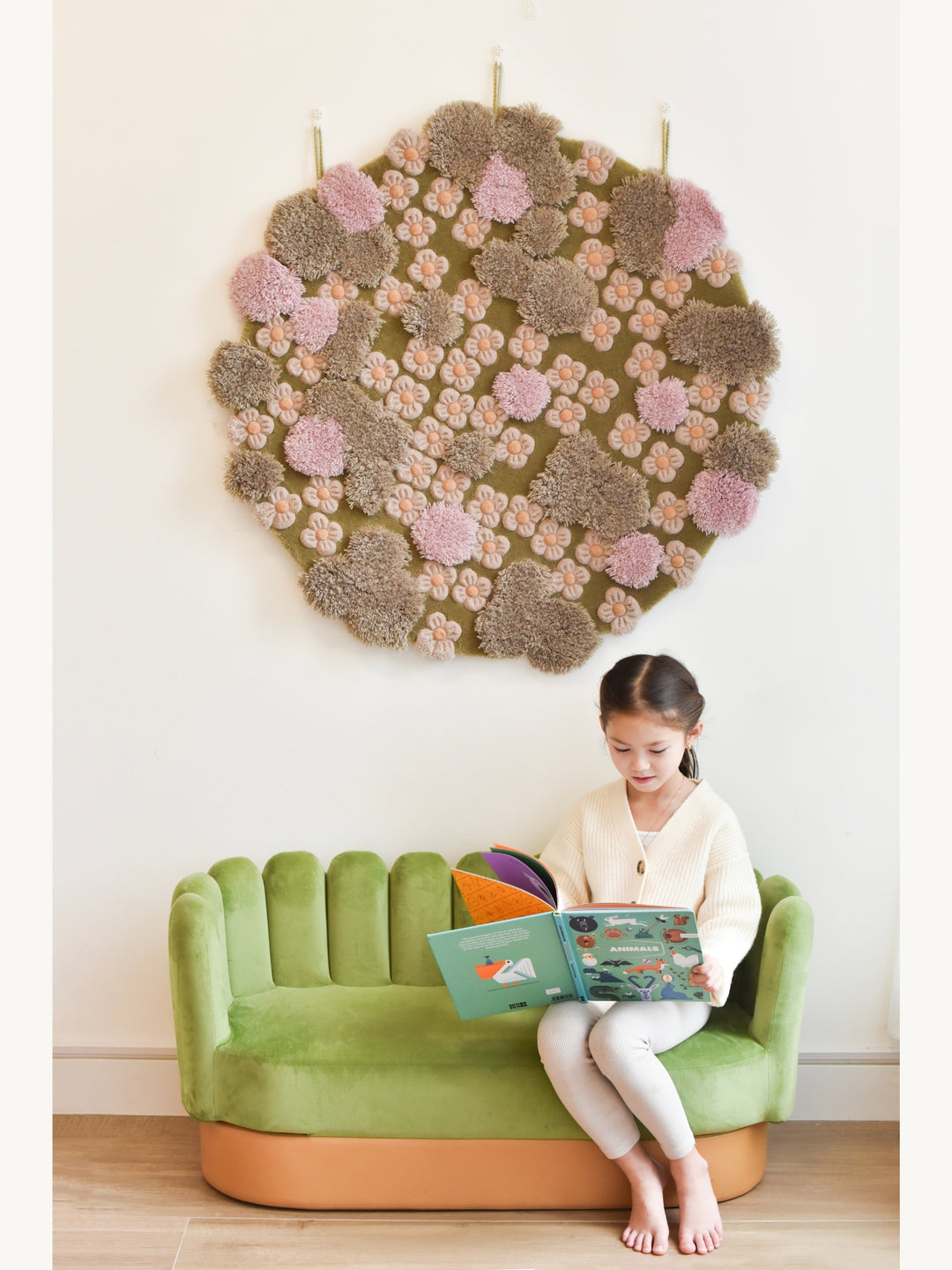 Tulip Sofa - Green｜Kids Sofa – Bimbocasa