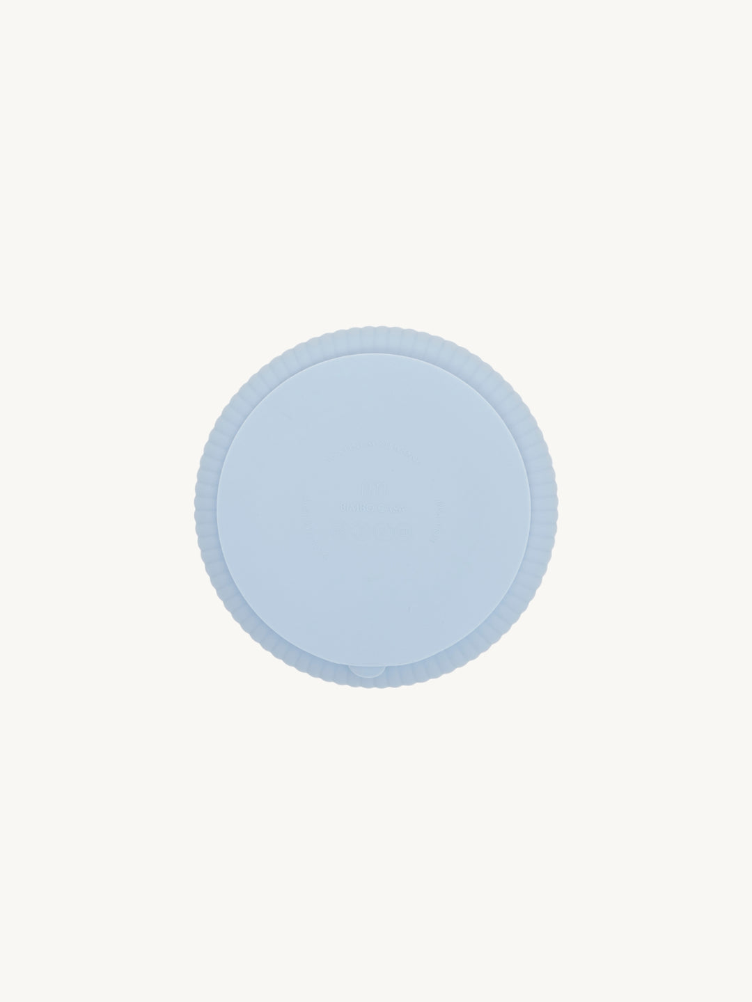 Seashell Silicone Plate With Suction - Blue｜Baby Plate – Bimbocasa