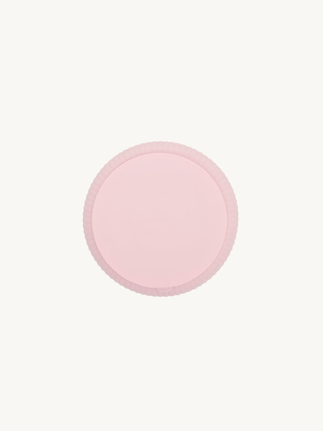 Seashell Silicone Plate With Suction - Pink｜Baby Plate – Bimbocasa