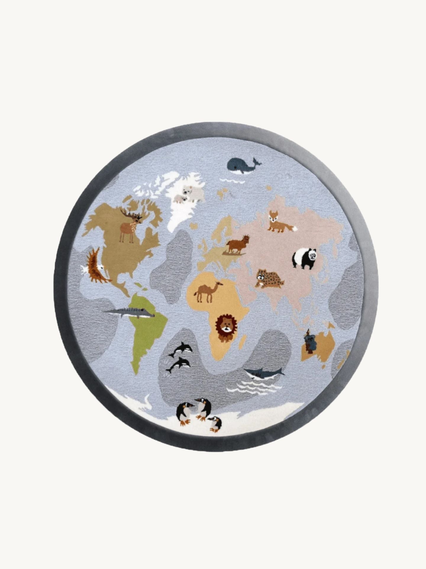 World Map Rug｜Children's Rug – Bimbocasa