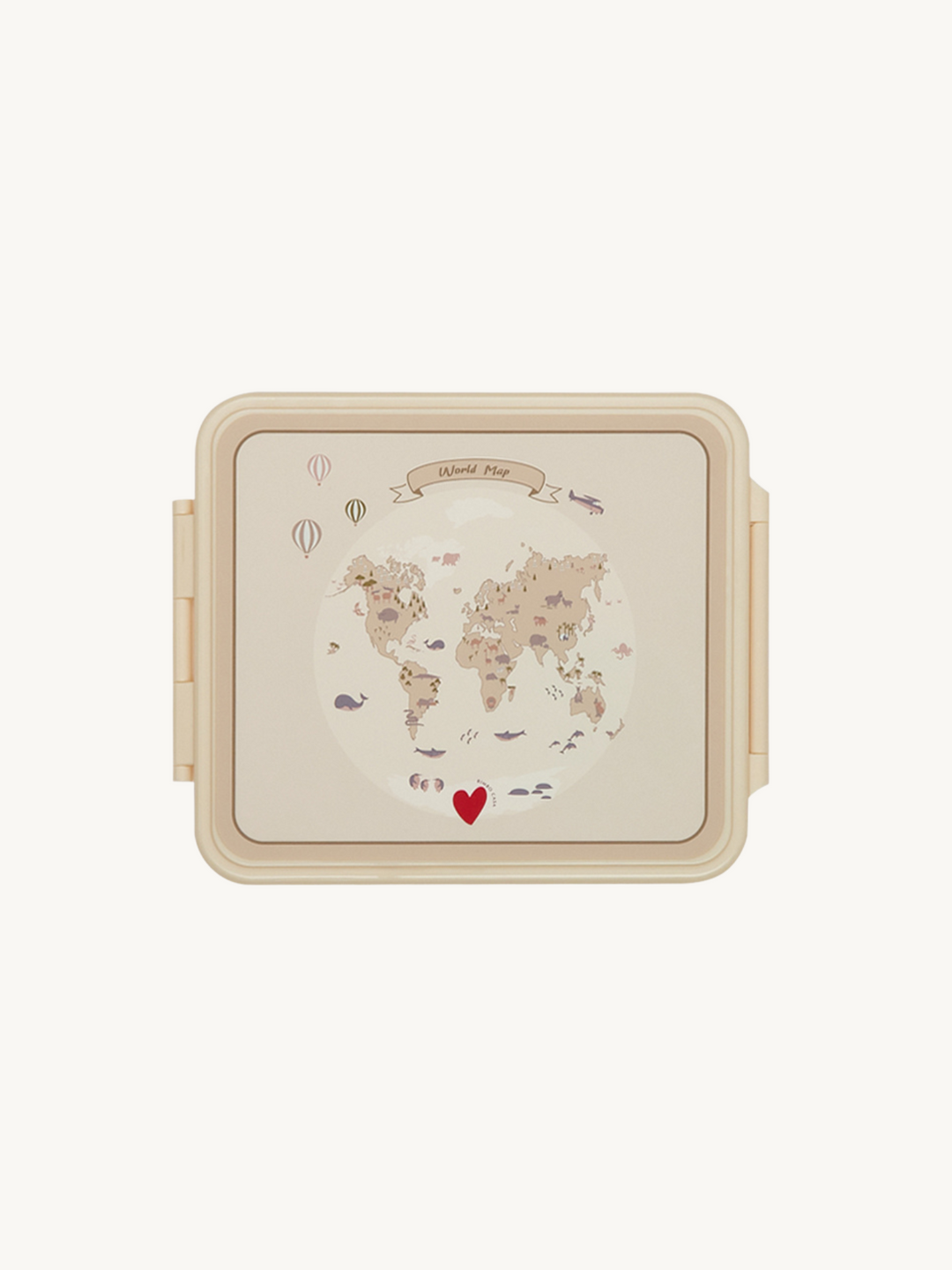 World Map Lunch Box with Thermal Food Jar｜Kids Lunch Box – Bimbocasa